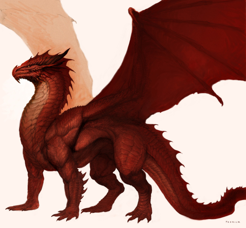 Safebooru - animal focus artist name claws dragon dungeons & dragons ...