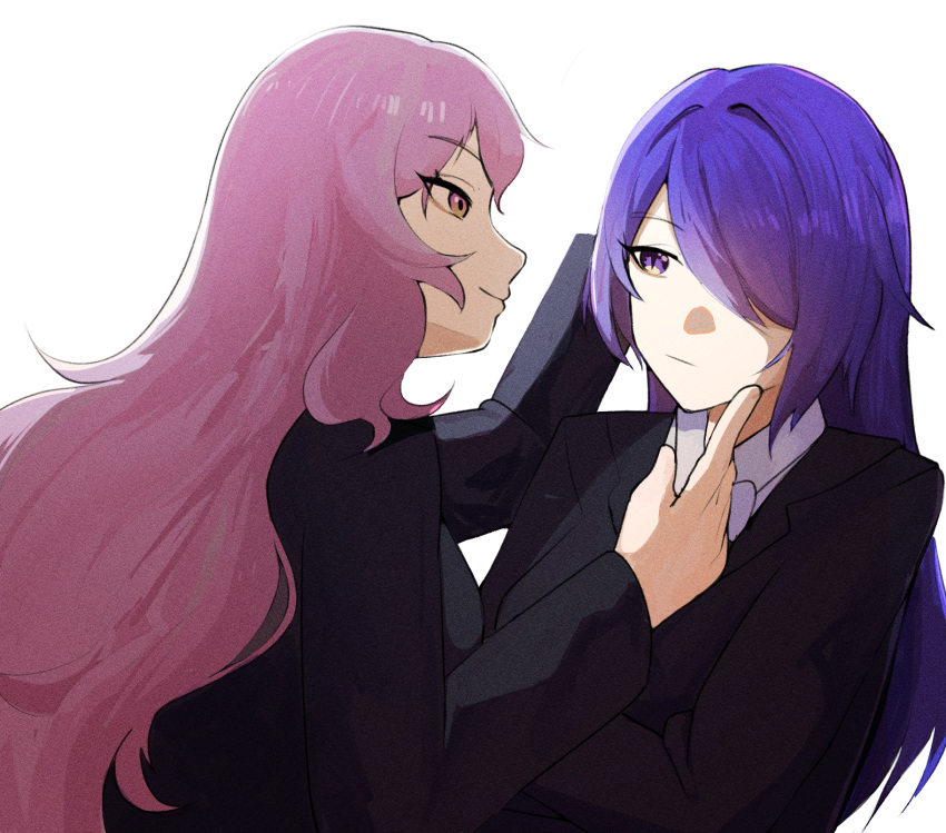 Safebooru - 2girls acheron (honkai: star rail) black jacket black swan ...