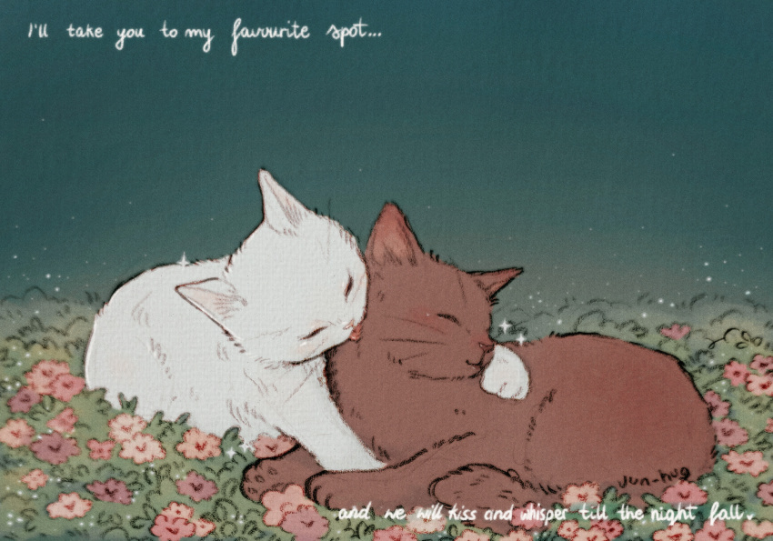 Safebooru - animal animal focus artist name blush brown cat cat closed ...