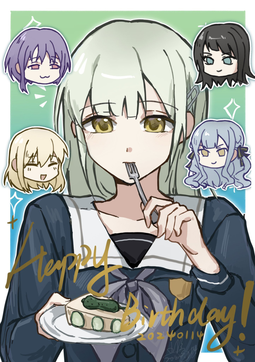 Safebooru - 5girls :3 ave mujica (bang dream!) bang dream! bang dream! it's mygo!!!!! black hair ...