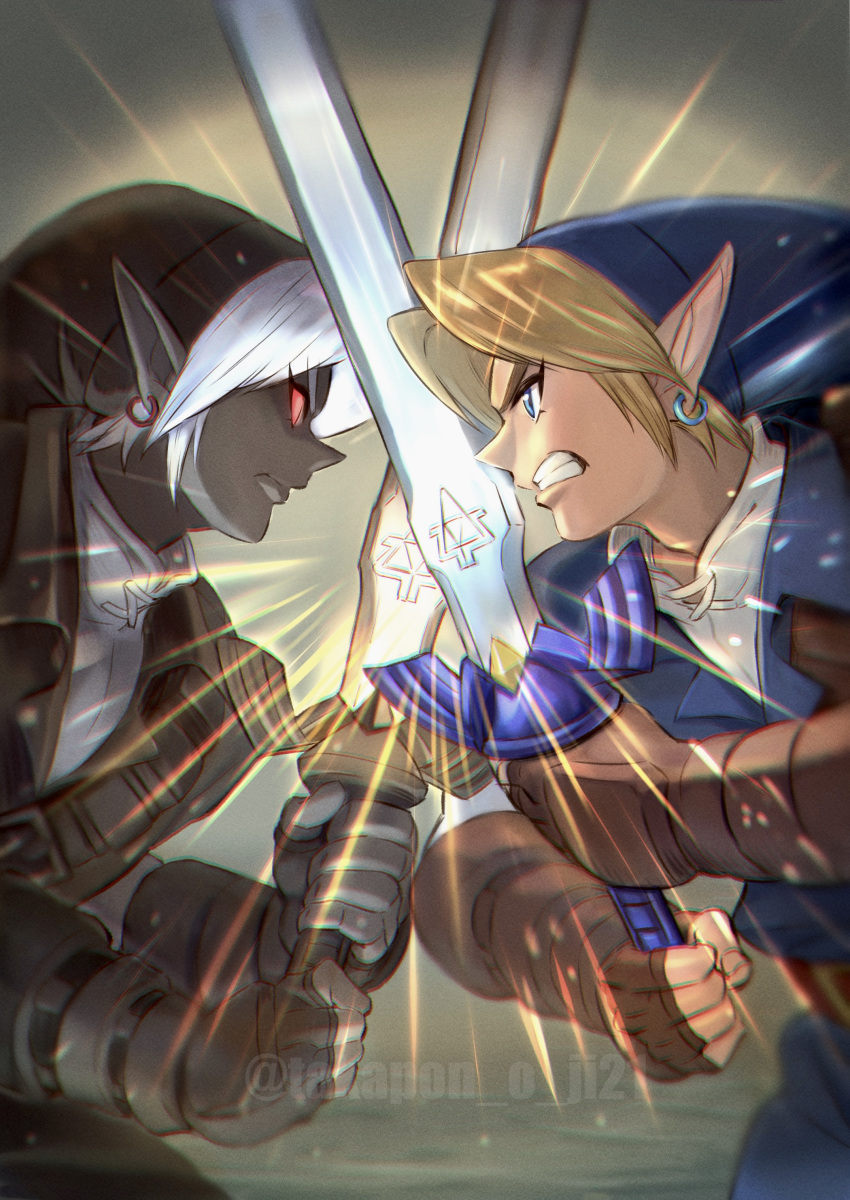 Safebooru - absurdres black hat black tunic blonde hair blue eyes blue ...