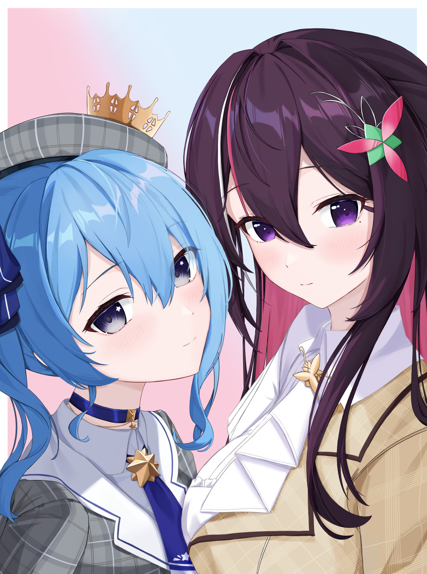 Safebooru - 2girls absurdres ascot azki (4th costume) (hololive) azki ...