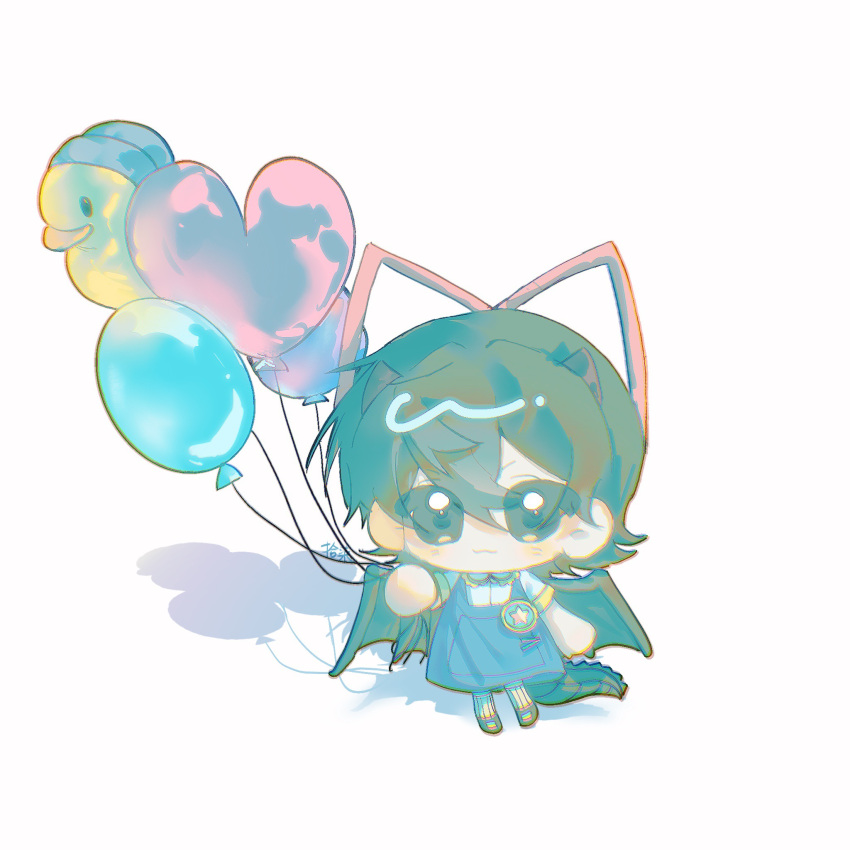 Safebooru - 1other androgynous balloon beanie bird cha0169469 chibi ...
