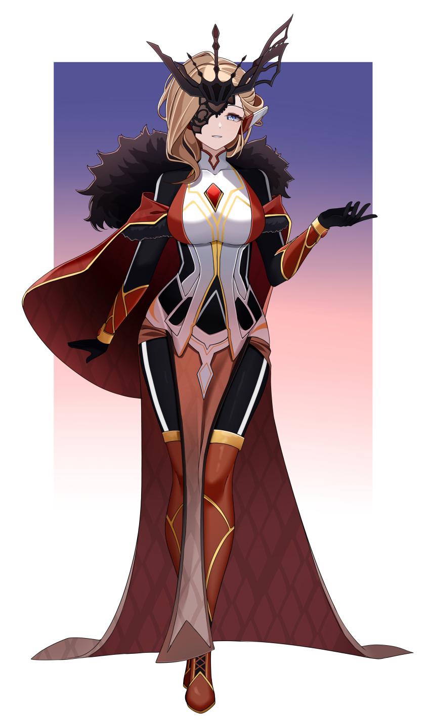 Safebooru - 1girl absurdres alternate costume alternate design bare shoulders blonde hair blue ...