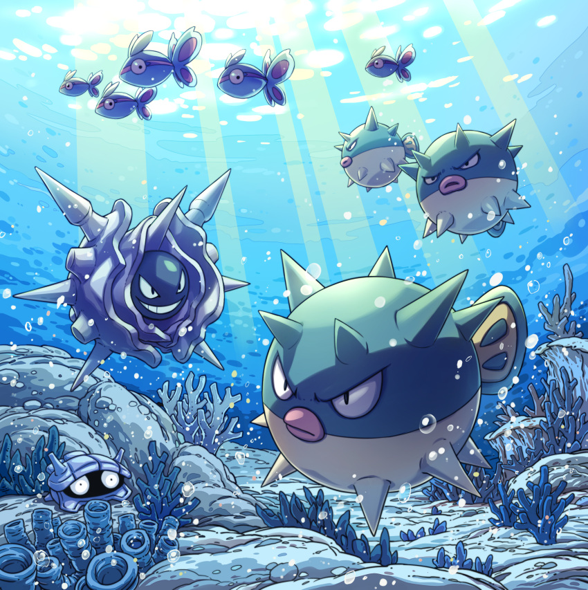 Safebooru - absurdres air bubble black eyes bubble closed mouth ...