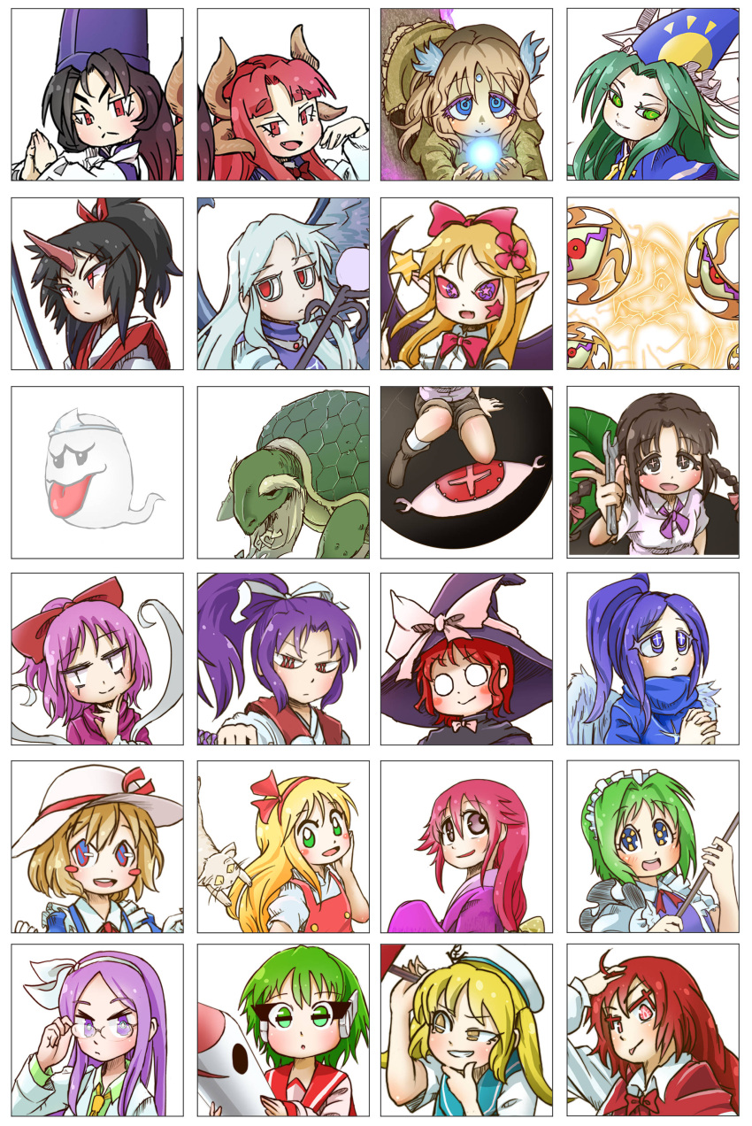 Safebooru - 1boy 3others 6+girls absurdres anchor symbol angel angel ...