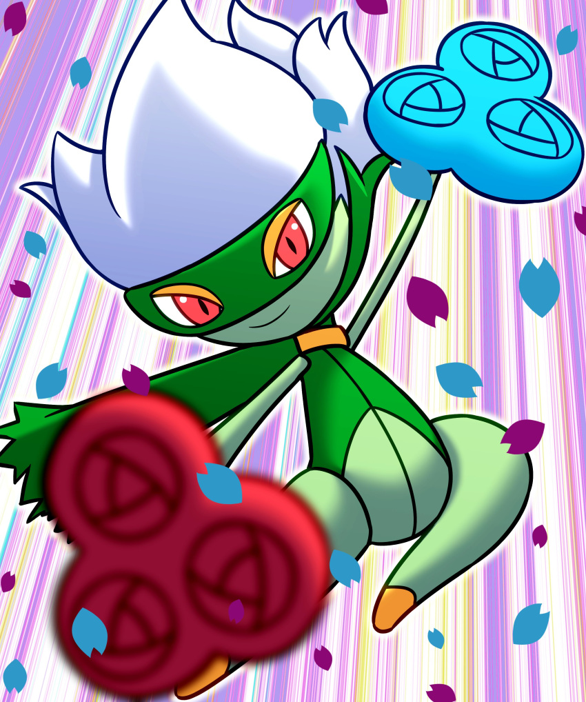 Safebooru - absurdres blue flower blue rose closed mouth falling petals ...