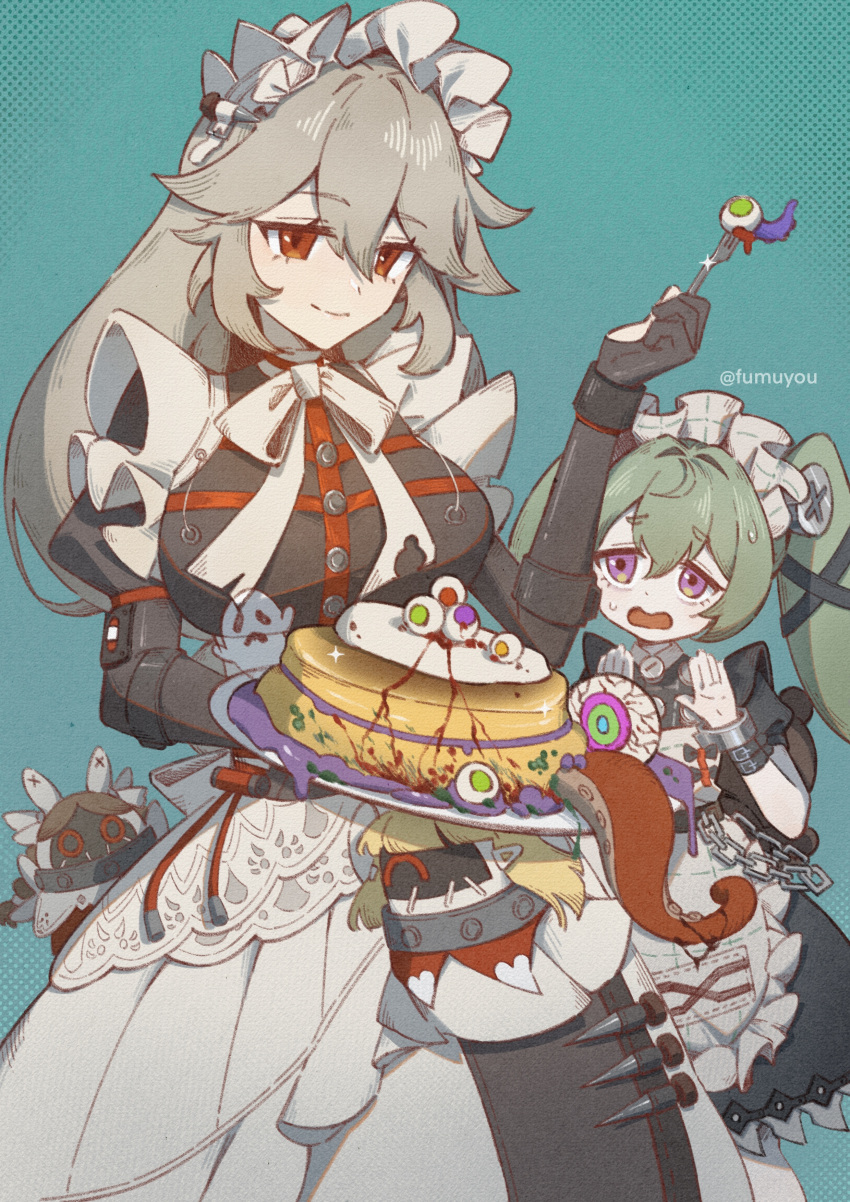 Safebooru - 2girls absurdres alexandrina sebastiane anastella (zenless zone zero) animal bag ...