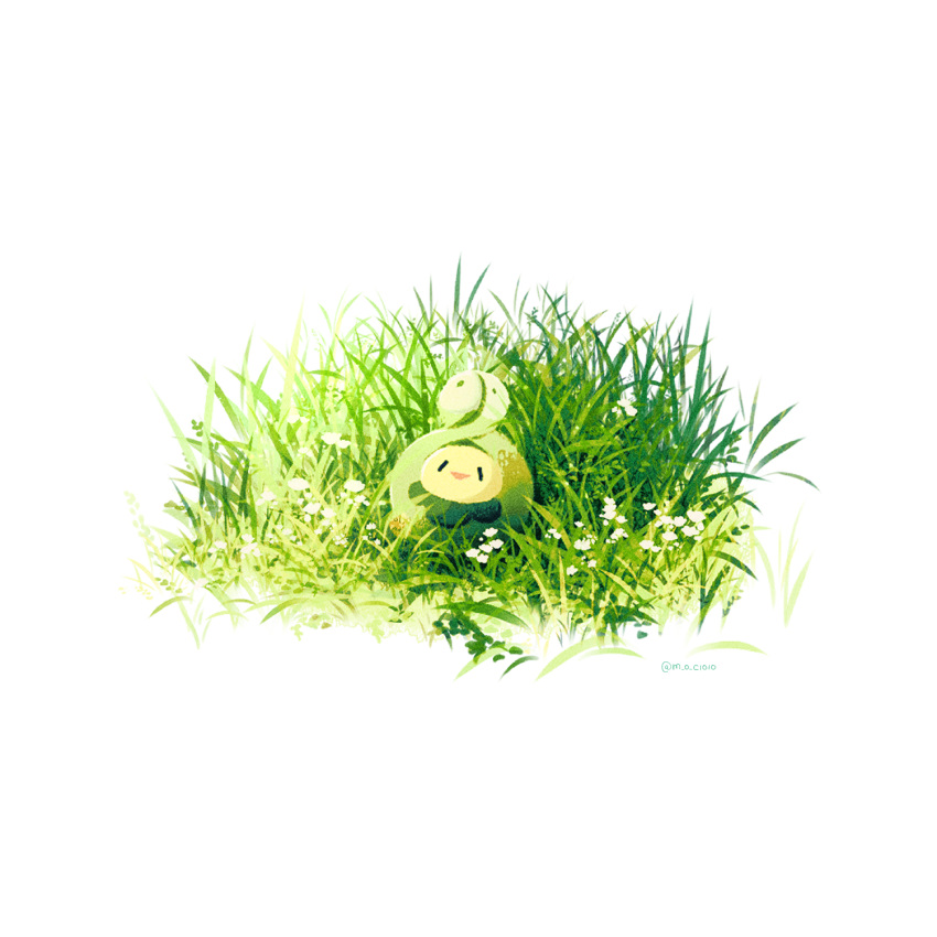 Safebooru - 10moc10 artist name blank eyes budew commentary request ...