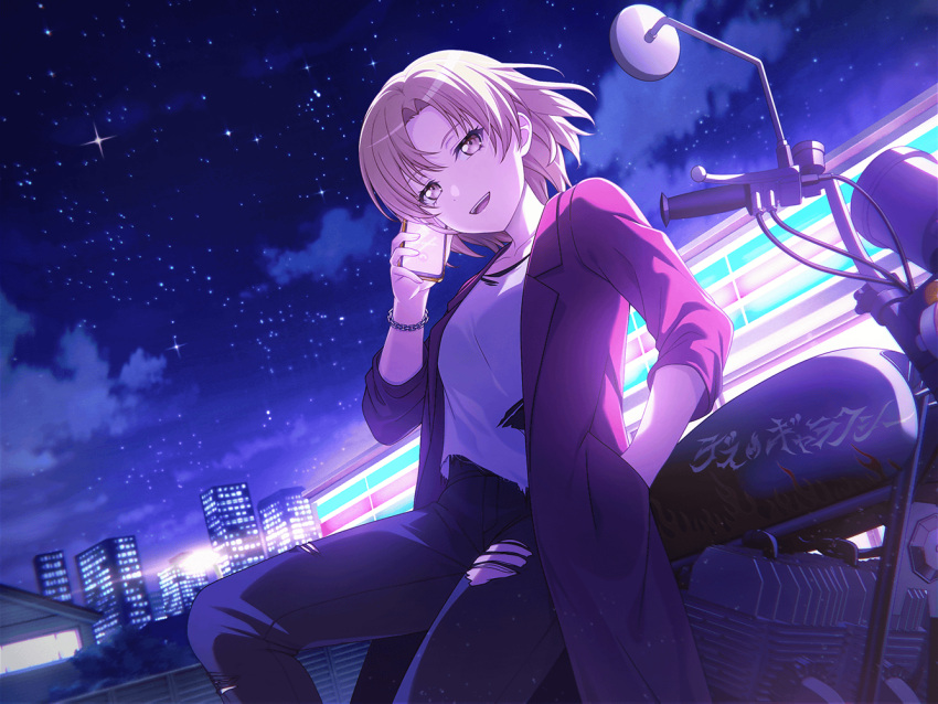 Safebooru - bang dream! blonde hair dress masking (bang dream!) short hair yellow eyes | 5030636