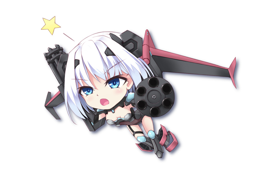 Safebooru - 1girl aoi kao (lsz7106) blue eyes breasts chibi date a live ...