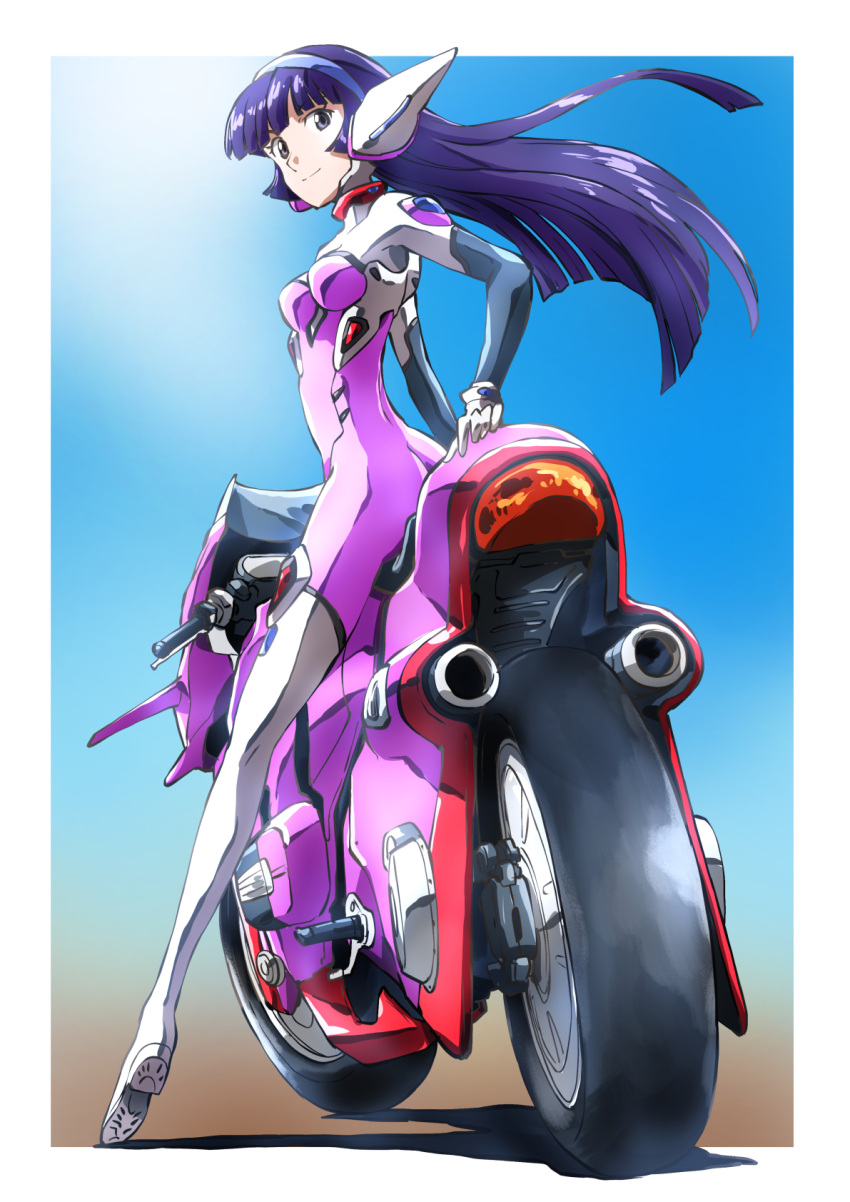 Safebooru - 1girl biker clothes bikesuit bodysuit breasts full body grendizer grendizer ...