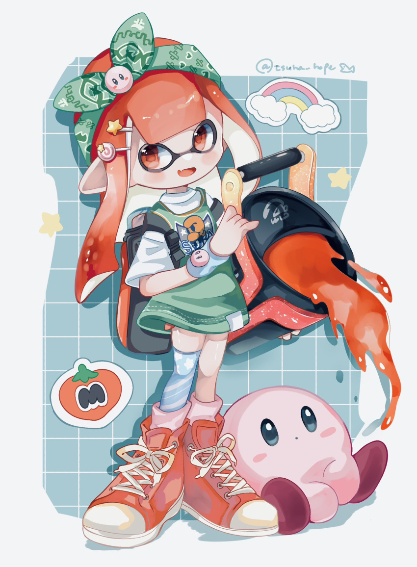 Safebooru - 1girl basketball jersey blue background border bow bow ...