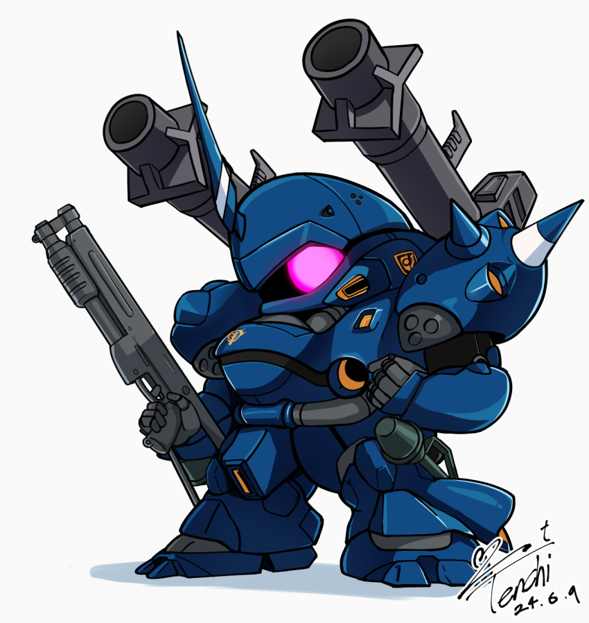 Safebooru - bazooka (gundam) chibi clenched hand commentary request ...