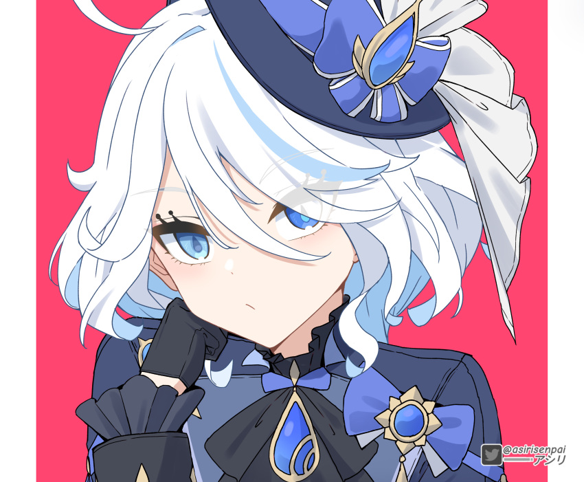 Safebooru - 1girl absurdres asiri senpai blue eyes blue hat blue jacket ...