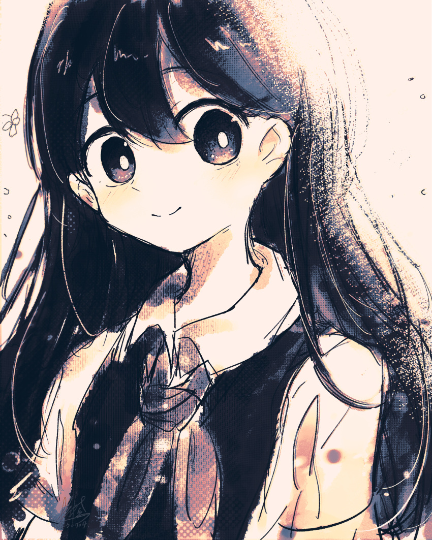 Safebooru - 1girl absurdres colored skin highres long hair looking at ...