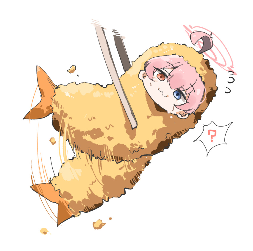 Safebooru - 1girl :3 ? ahoge blue archive blue eyes blush chopsticks ...