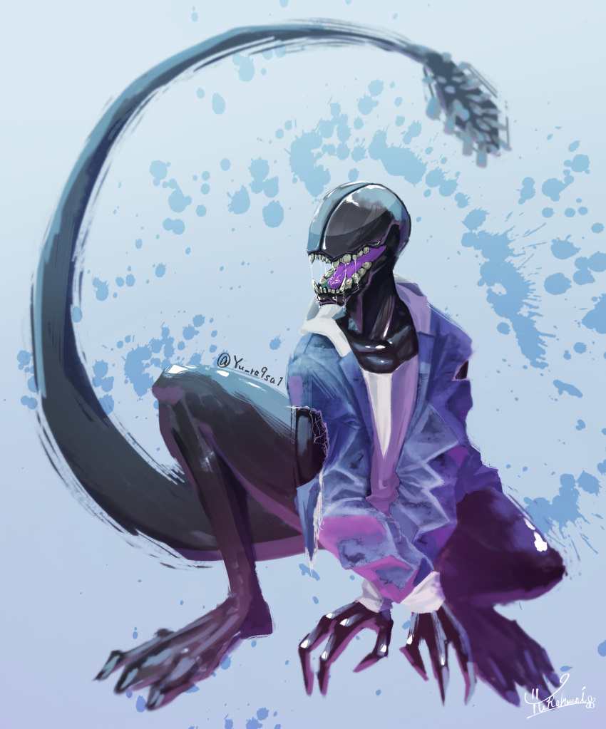 Safebooru - absurdres alien bottomless commentary request creature ...