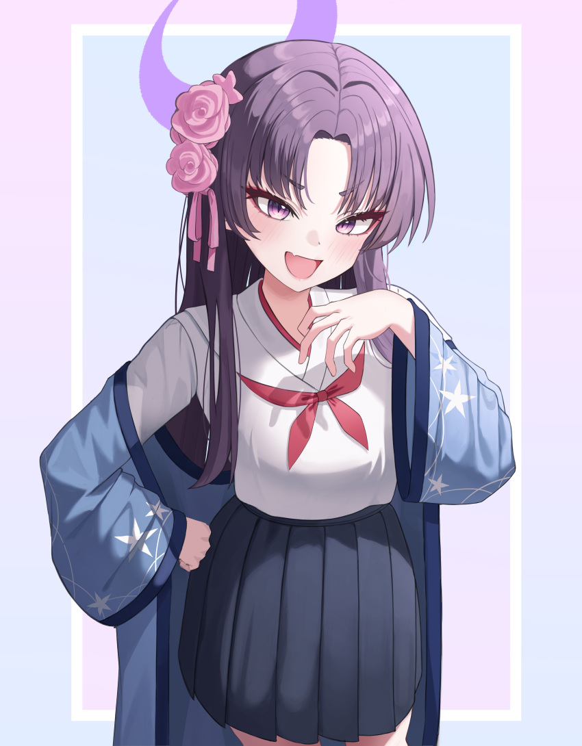 Safebooru - 1girl absurdres blue archive blue skirt blush commentary ...