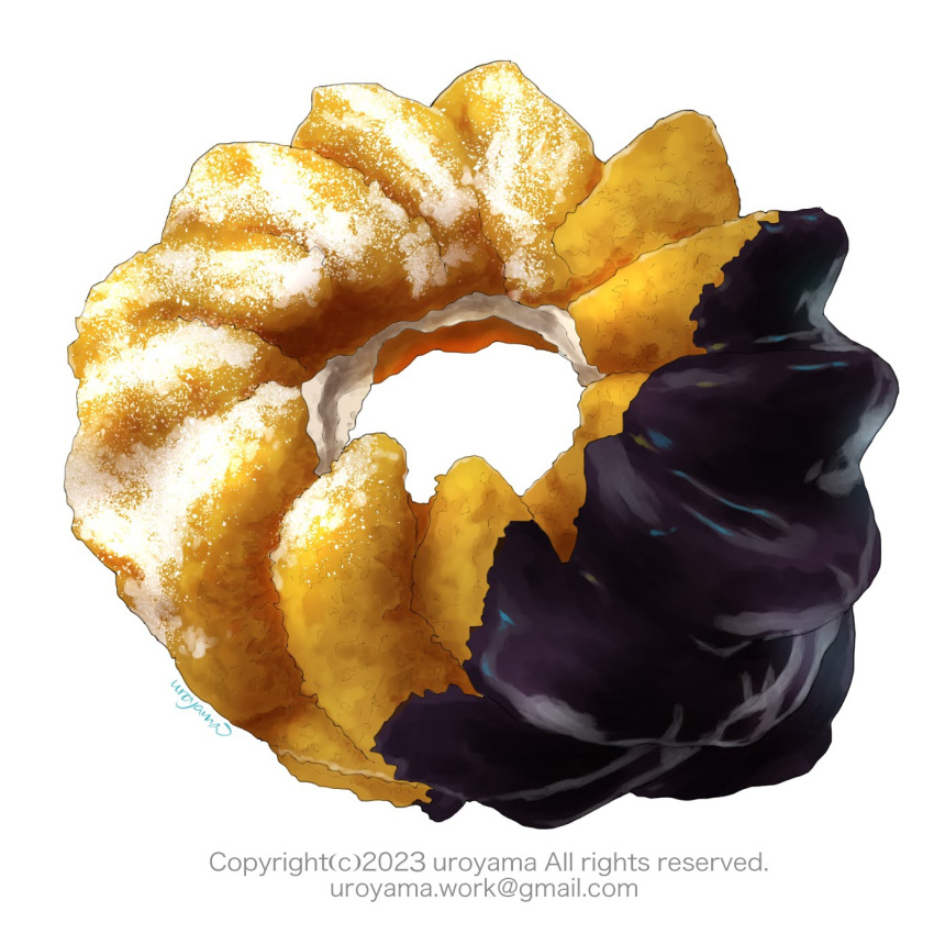 Safebooru - artist name chocolate icing copyright notice doughnut email ...