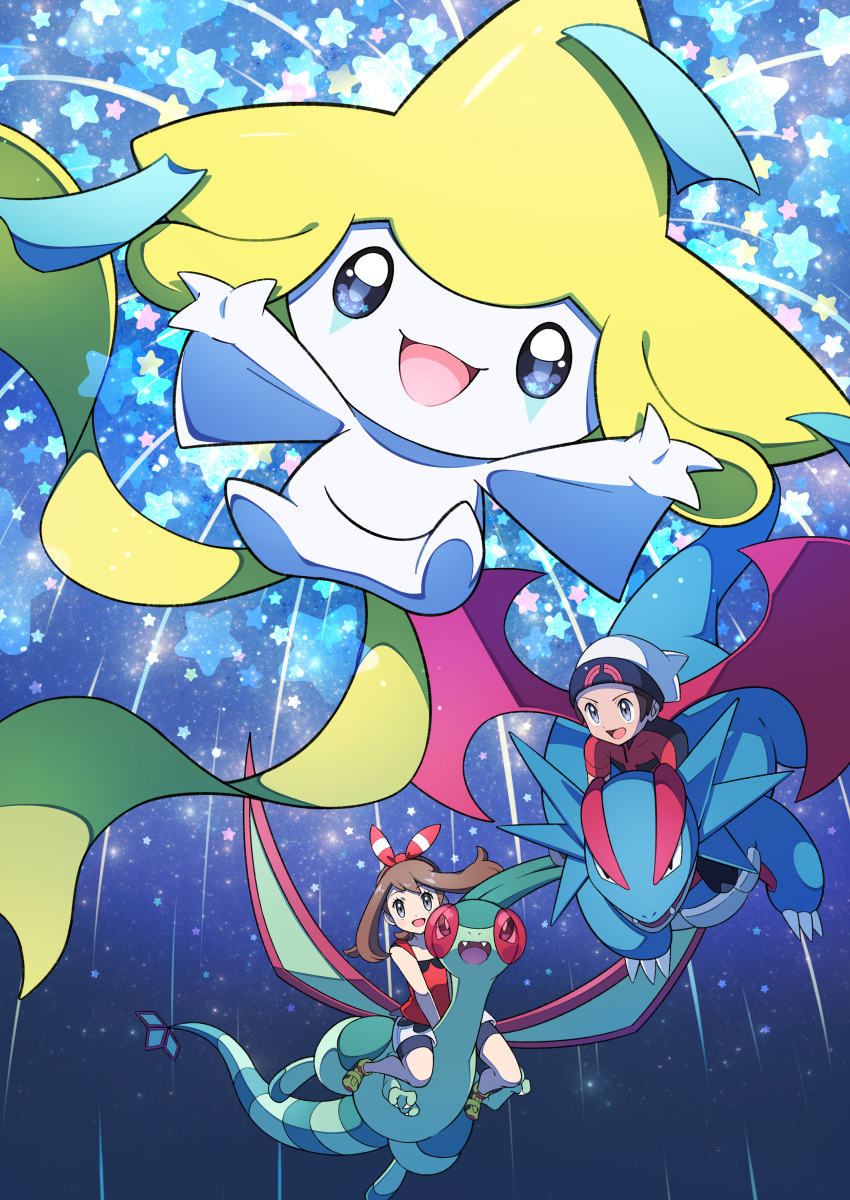 Safebooru - absurdres bare shoulders bike shorts black shorts blue skin ...