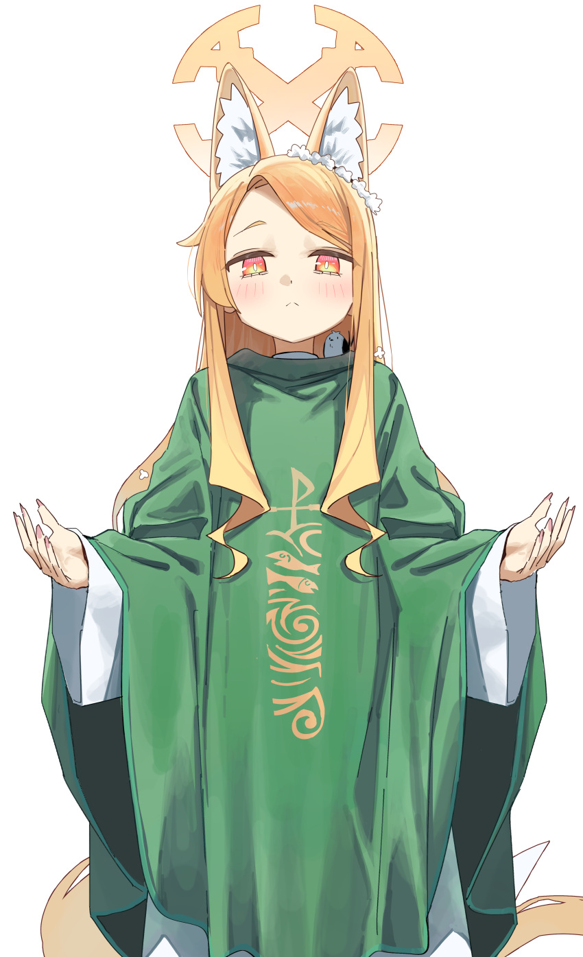 Safebooru - 1girl absurdres alternate costume animal animal ear fluff animal ears bird blonde ...