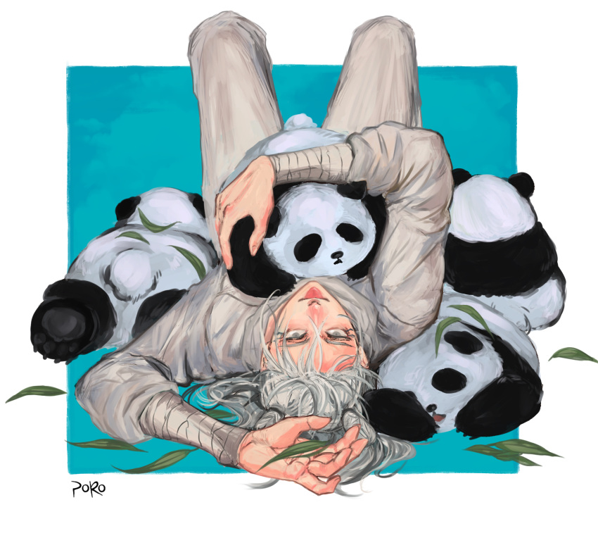 Safebooru - 1boy aqua eyes aqua hair double bun farmer hair bun highres ...