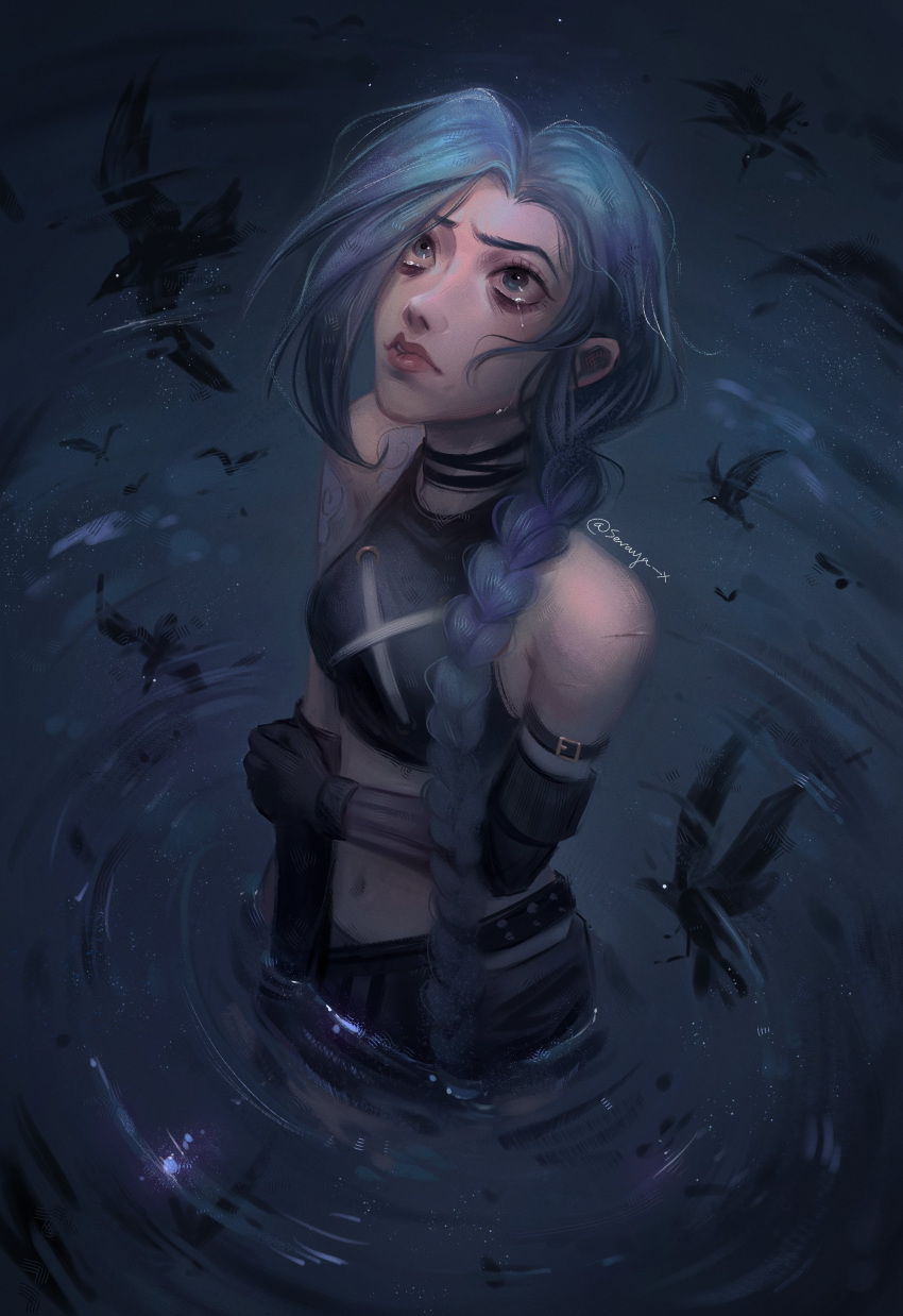 Safebooru 1girl Absurdres Arcane League Of Legends Arcane Jinx Arm