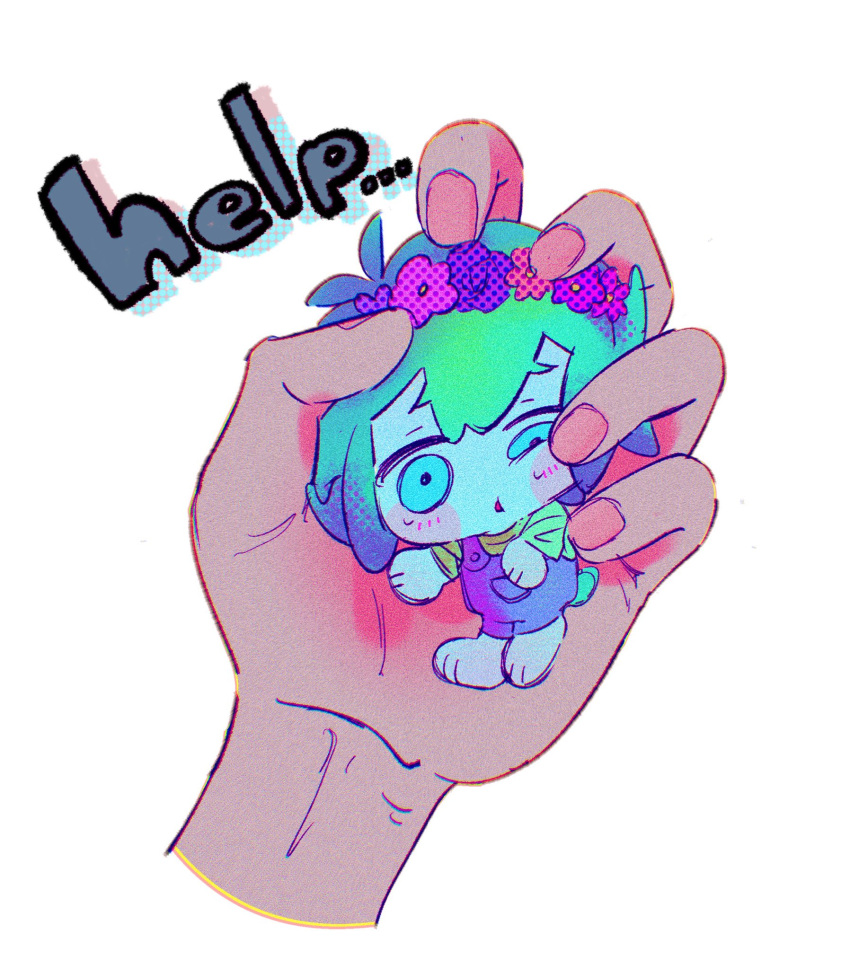 Safebooru - 1boy 1other bare shoulders barefoot basil (headspace ...