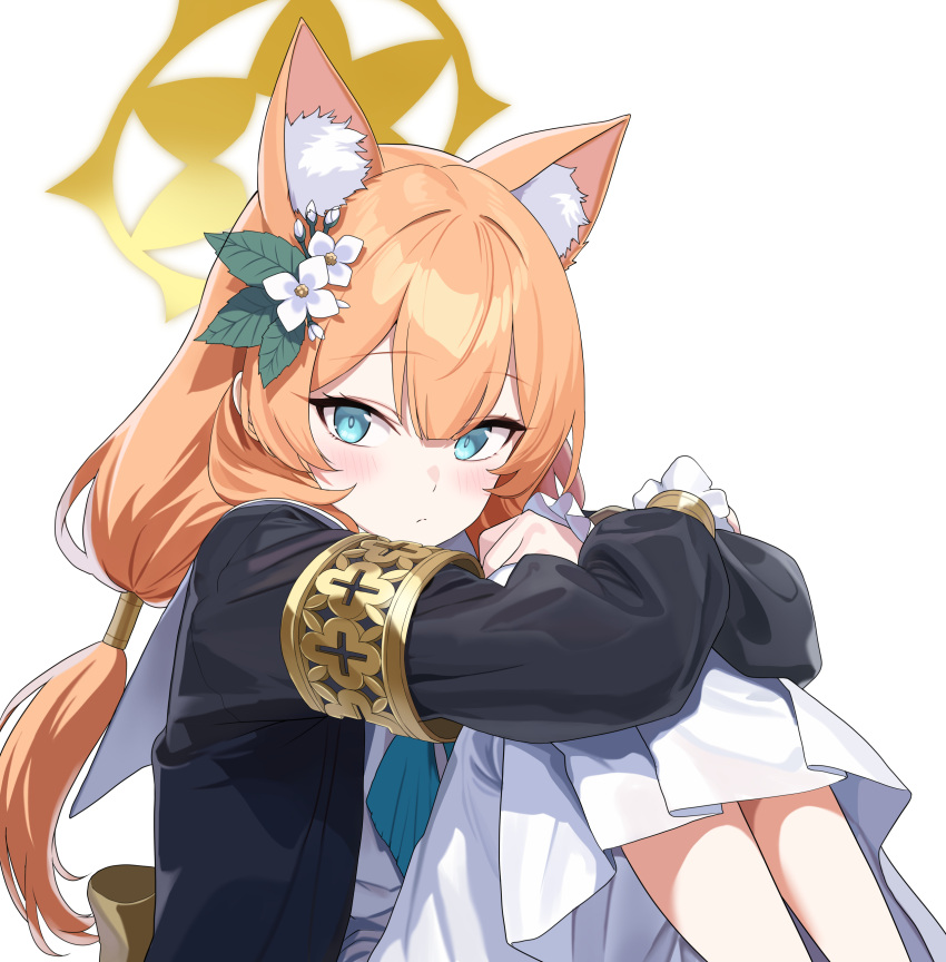 Safebooru - 1girl absurdres animal ear fluff animal ears black coat ...