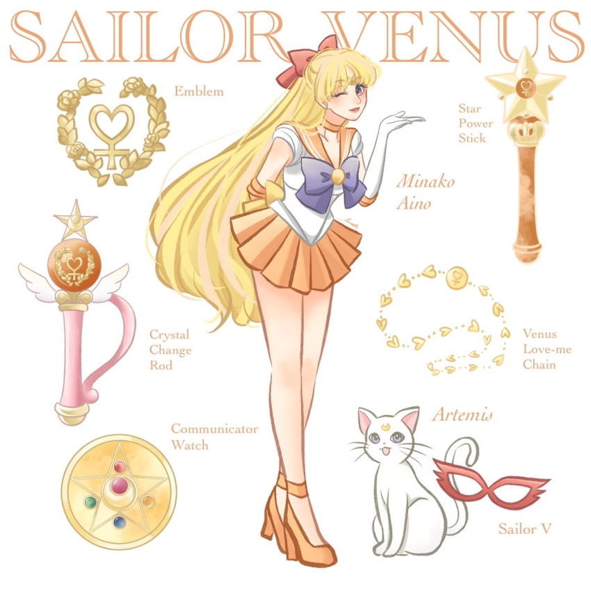 Safebooru - 1girl aino minako artemis (sailor moon) bishoujo senshi sailor moon blonde hair ...