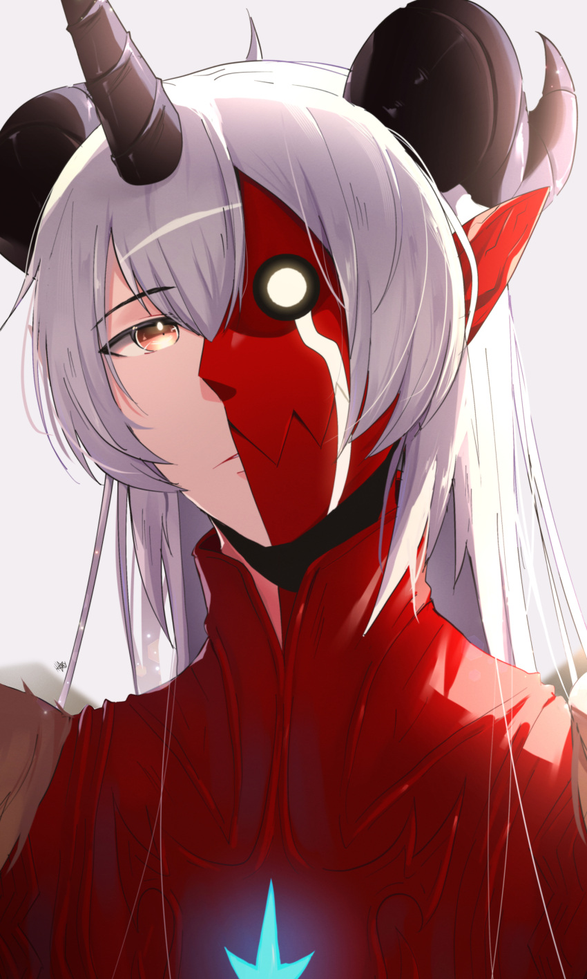 Safebooru - 1boy absurdres aegiochusmon armor brown hair close-up ...