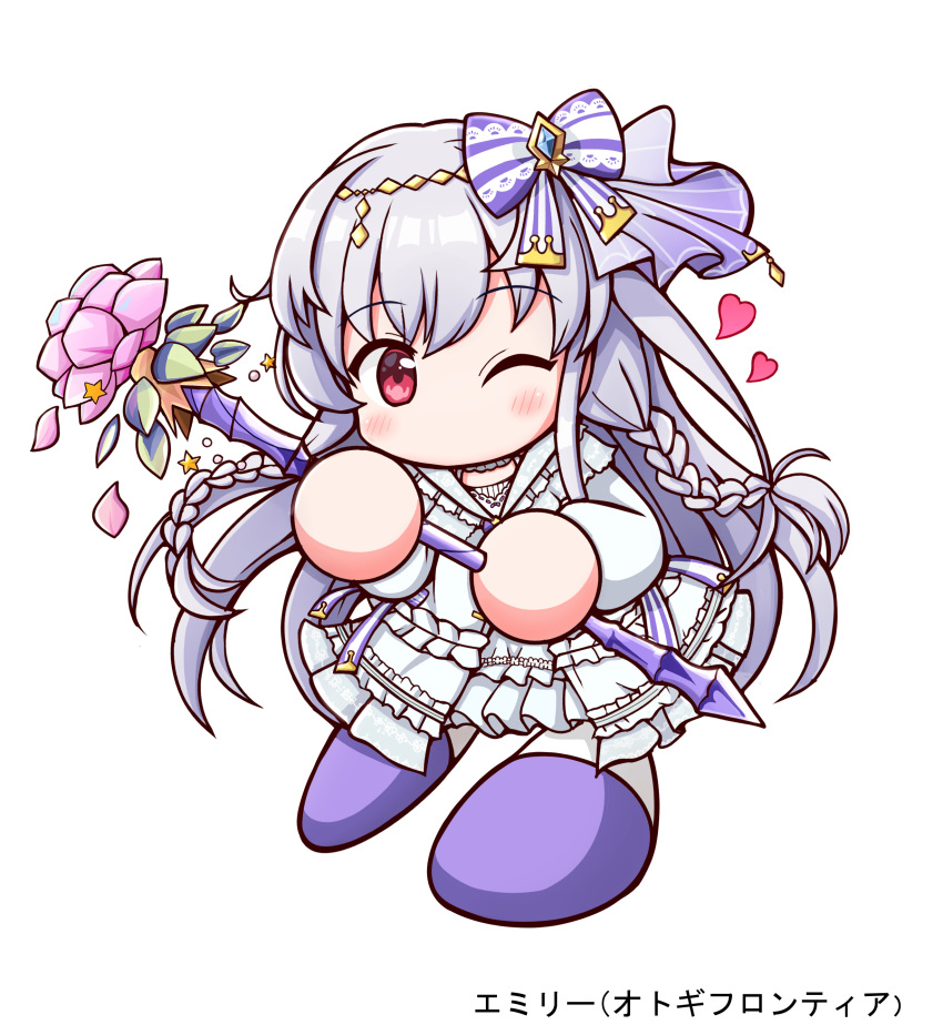 Safebooru - 1girl absurdres blush bow braid character name character ...