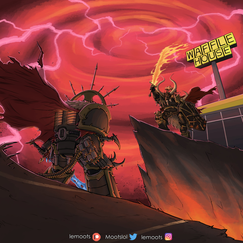 Safebooru - 2boys abbadon the despoiler absurdres archaon the ...