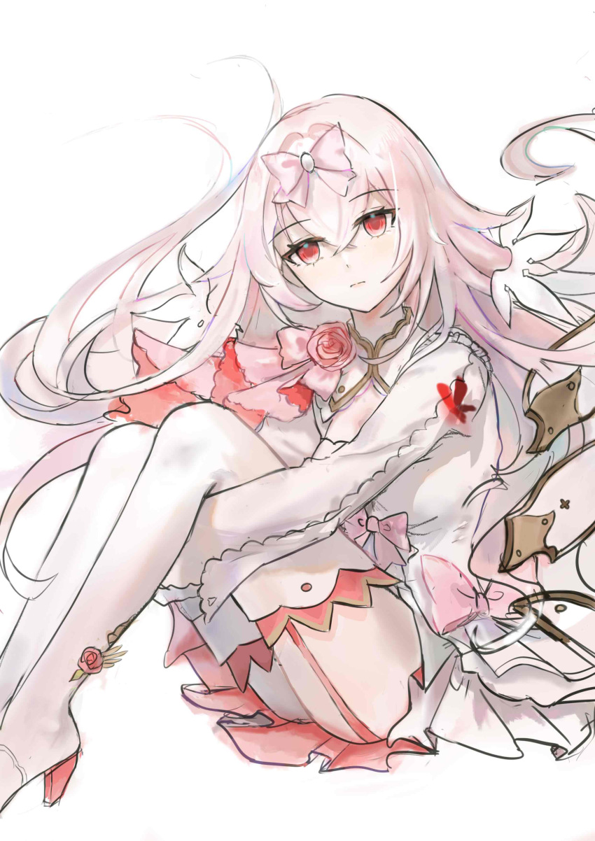 Safebooru - absurdres arcaea highres hikari (arcaea) hikari (fatalis) (arcaea) pink hair red ...