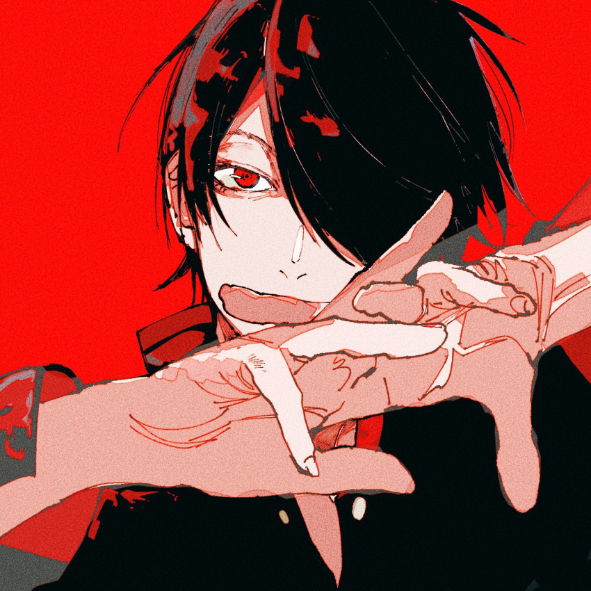 Safebooru - 1boy araragi koyomi bakemonogatari black jacket commentary ...