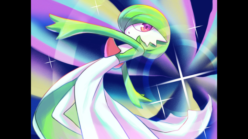 Safebooru - bob cut colored skin dress gardevoir green hair green skin ...
