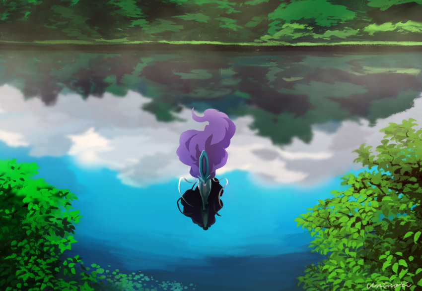 Safebooru - commentary request day leaf no humans outdoors pokemon ...