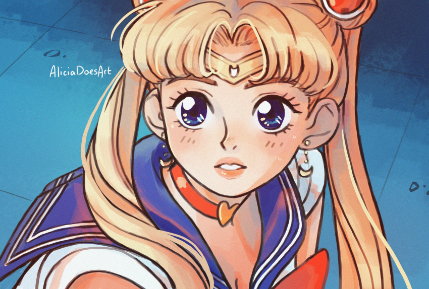 Safebooru - 1girl alicia rose artist name bishoujo senshi sailor moon blonde hair blue eyes blue ...