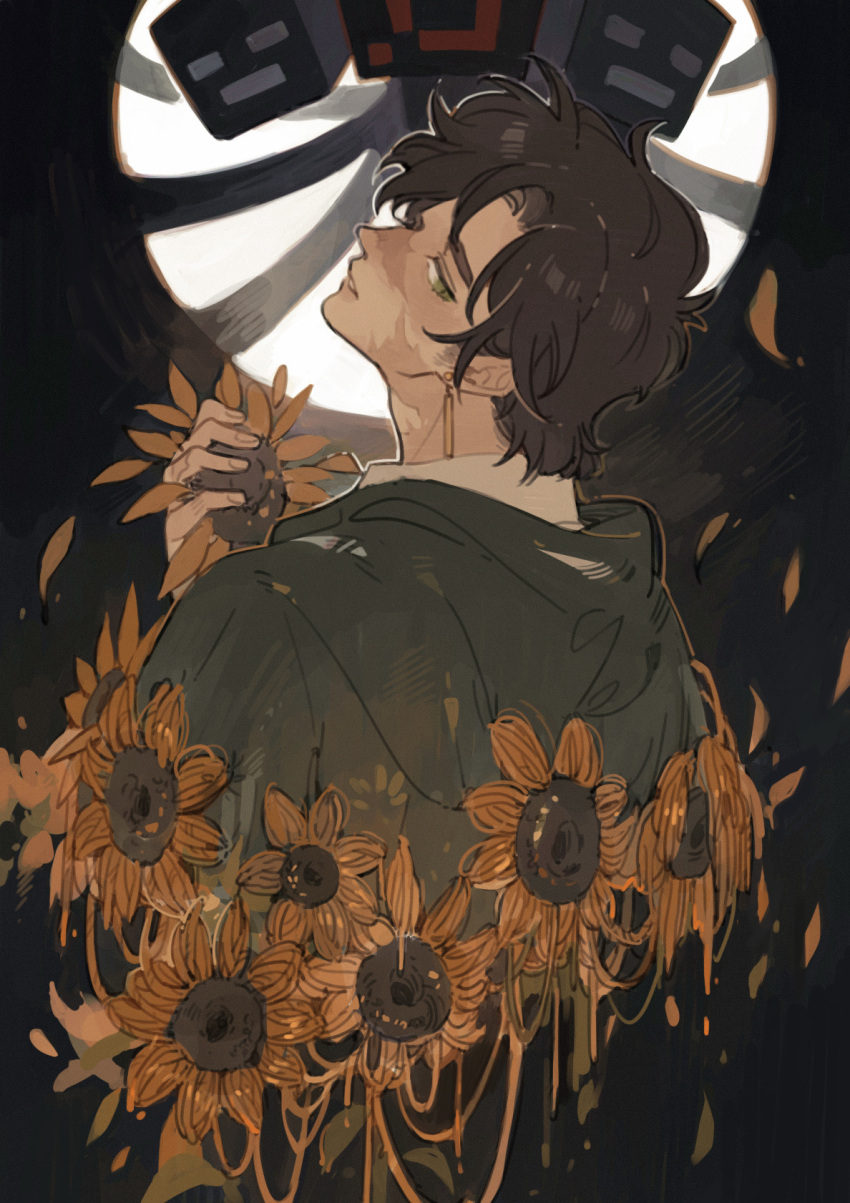 Safebooru - 1boy 1other animification brown hair cloak commentary ...