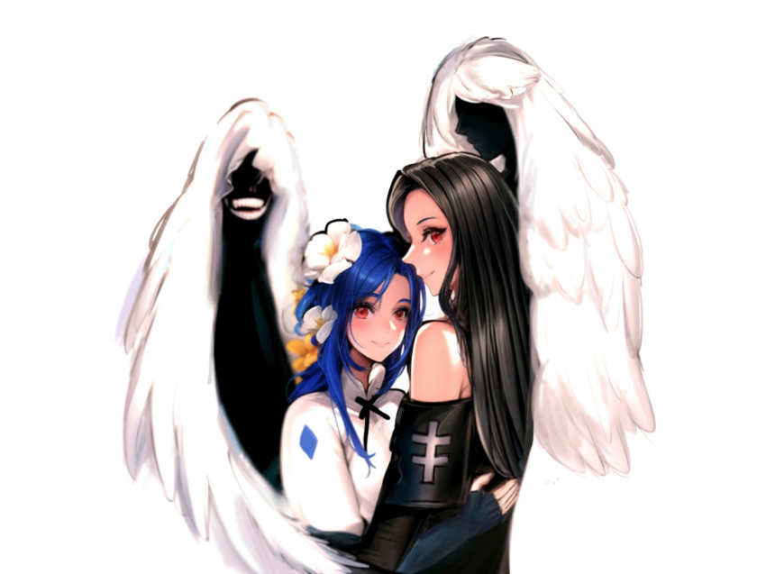 Safebooru - couple dizzy (guilty gear) guilty gear guilty gear strive hug long hair queen dizzy ...