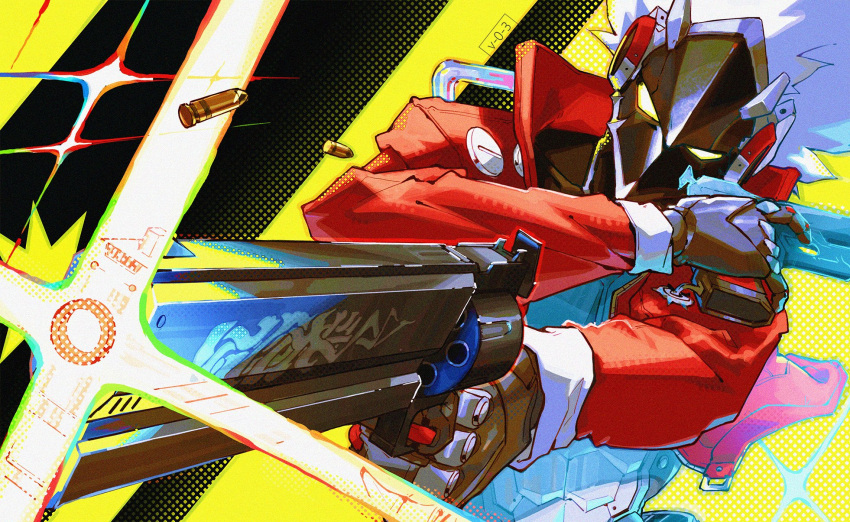 Safebooru - 1boy billy kid bullet cyborg dual wielding english ...