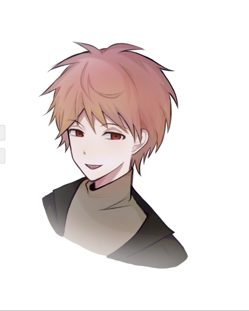 Safebooru - 1boy atou haruki black jacket blonde hair brown sweater chi ...