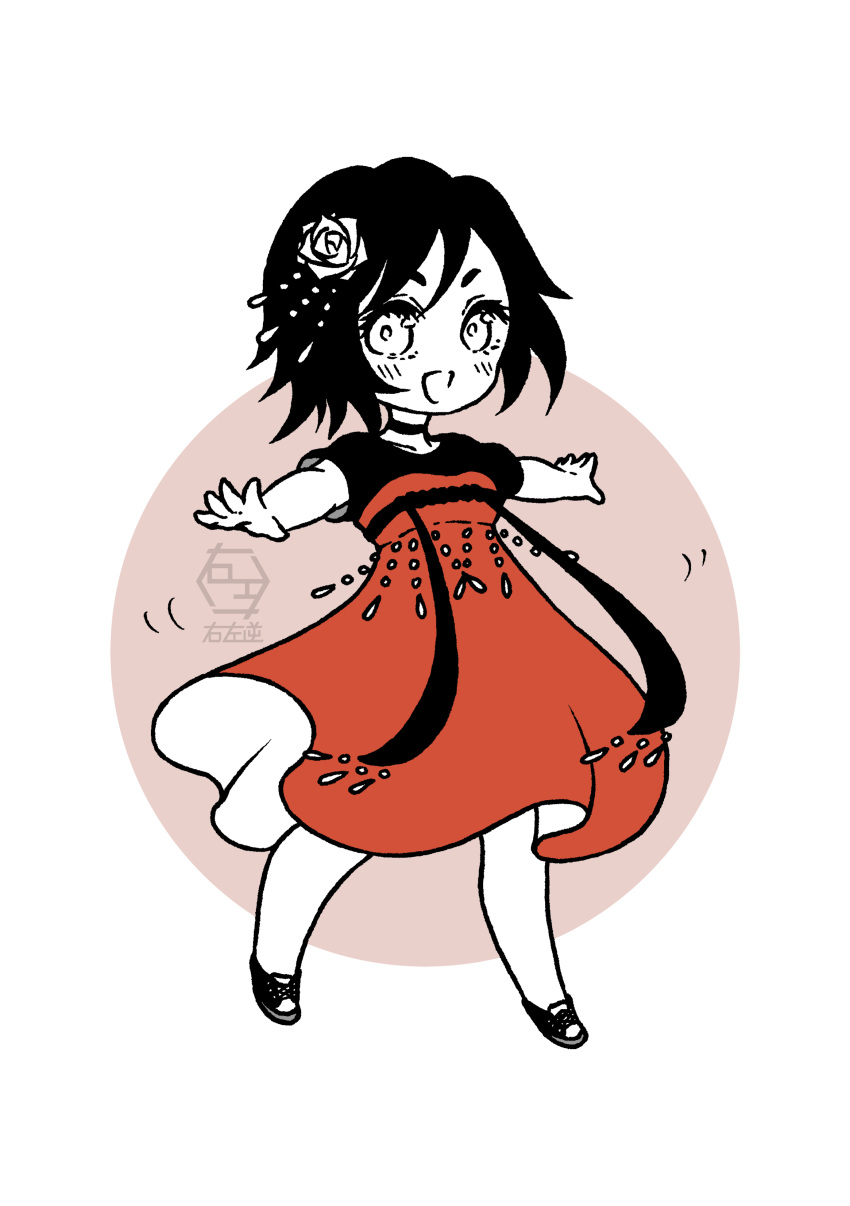 Safebooru - 1girl absurdres black hair chibi chinese clothes dress ...