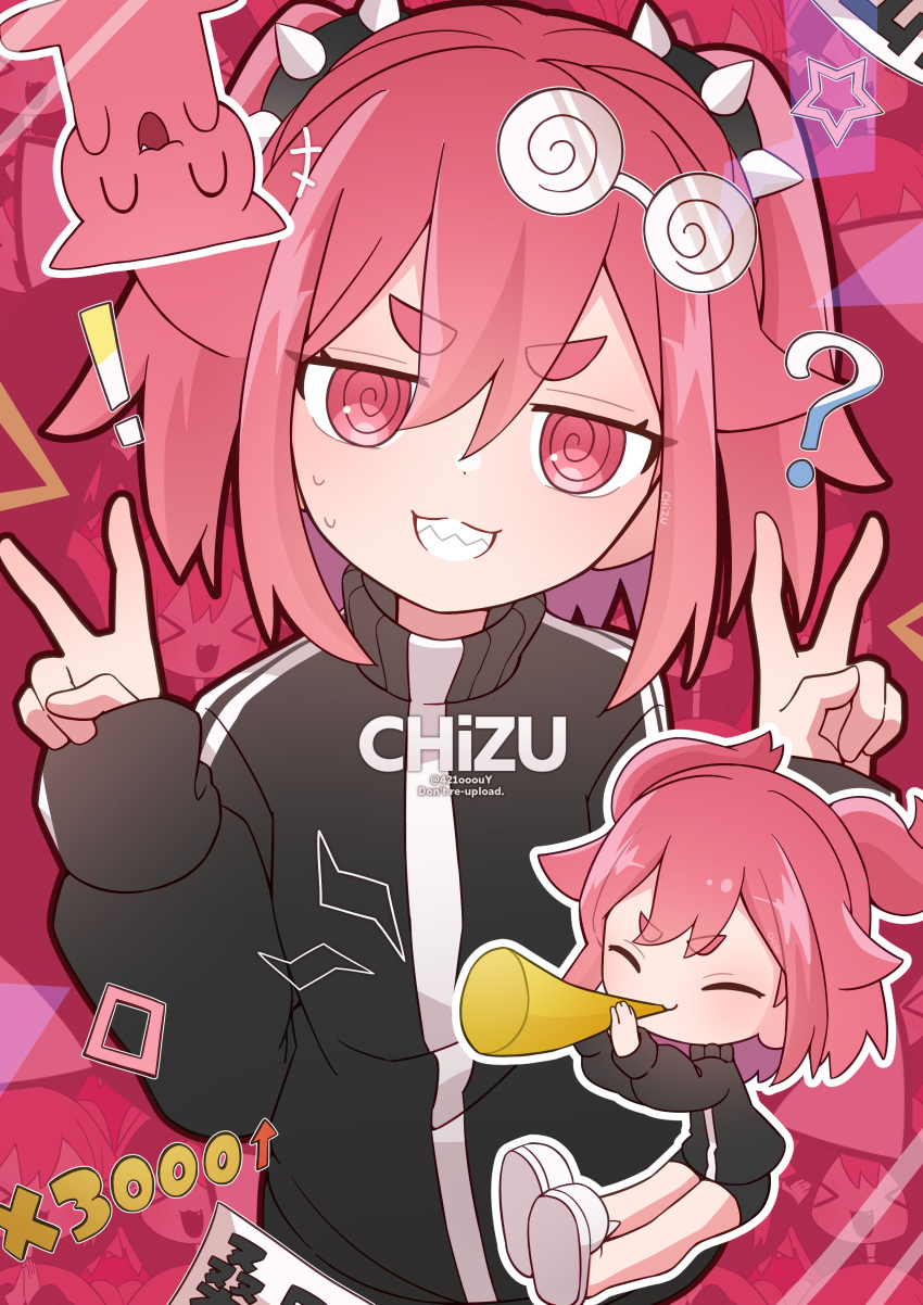 Safebooru - ! 1girl 421ooouy :3 ? @ @ absurdres animal arrow (symbol ...