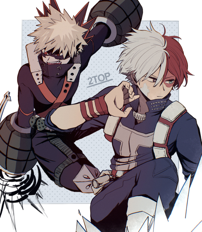 Safebooru - 2boys angry bakugou katsuki blonde hair boku no hero ...