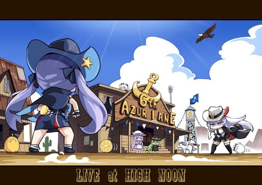 Safebooru - akashi (azur lane) azur lane chick cowboy hat duel eagle enterprise (azur lane ...