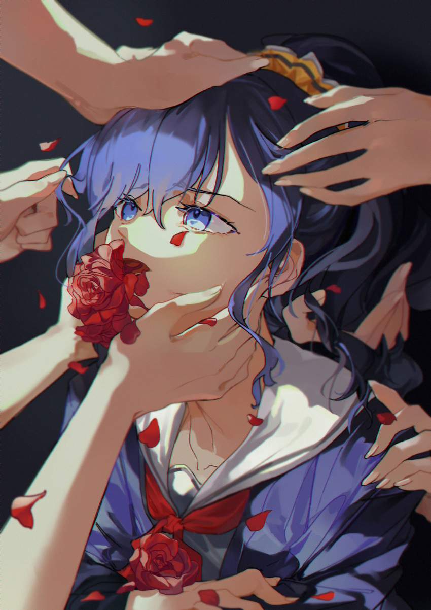Safebooru - 1girl absurdres asahina mafuyu blue eyes cardigan ...