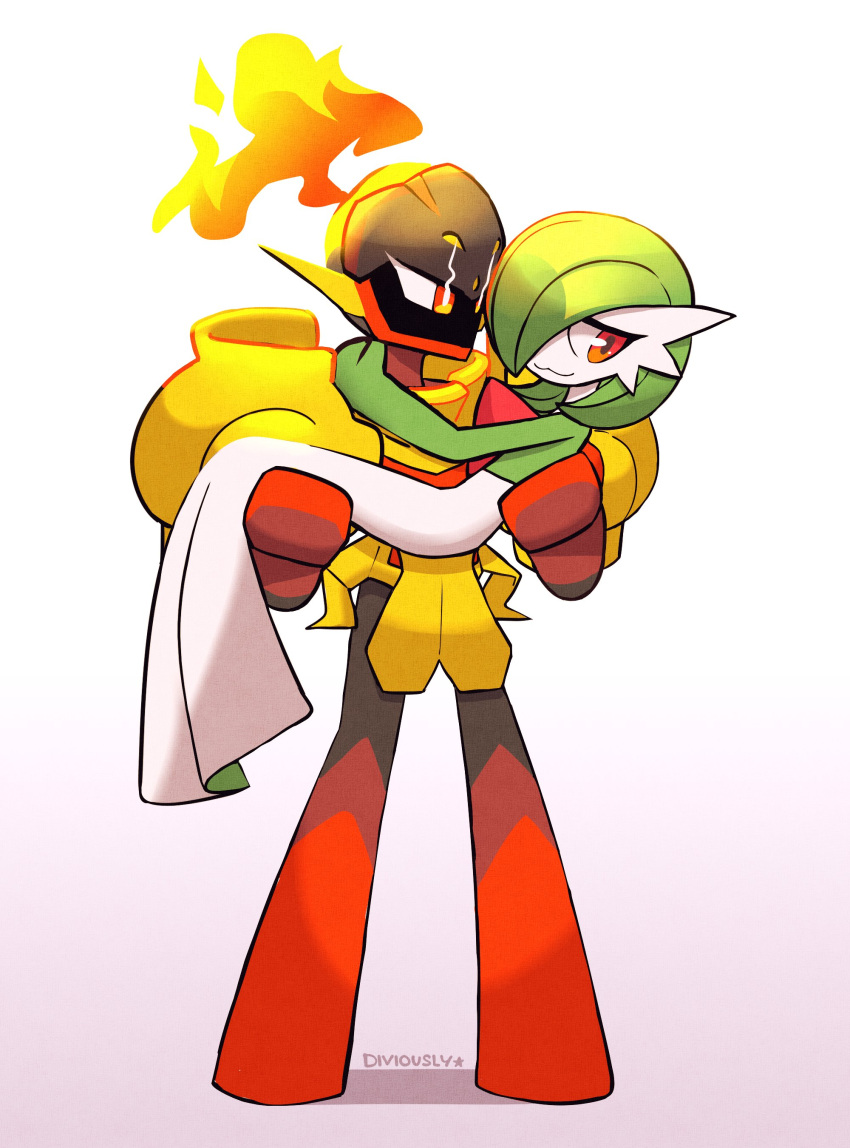 Safebooru - absurdres armarouge armor artist name bob cut carrying ...