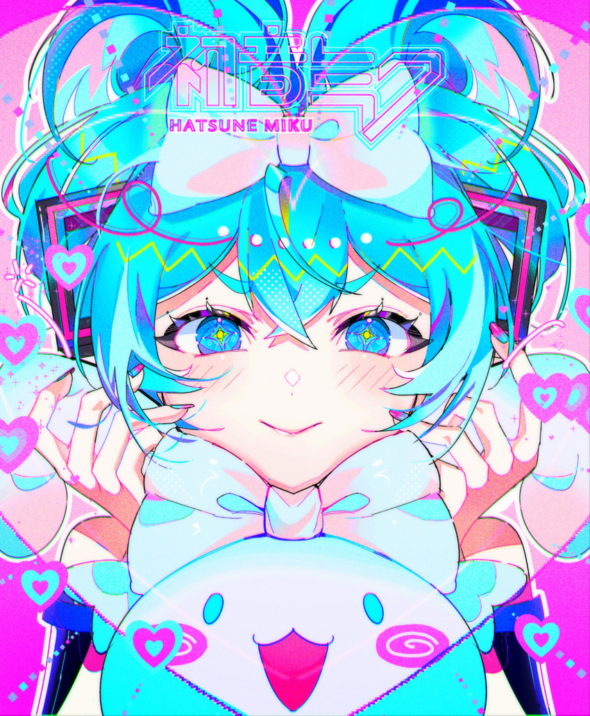 Safebooru - + + 1girl :3 absurdres blue eyes blue hair blue nails bow ...